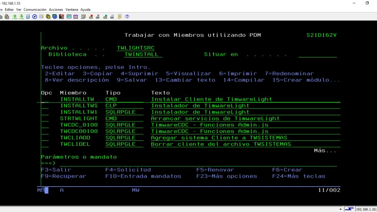 Modernización de pantallas verdes en IBM i - AS400 | TIMWare